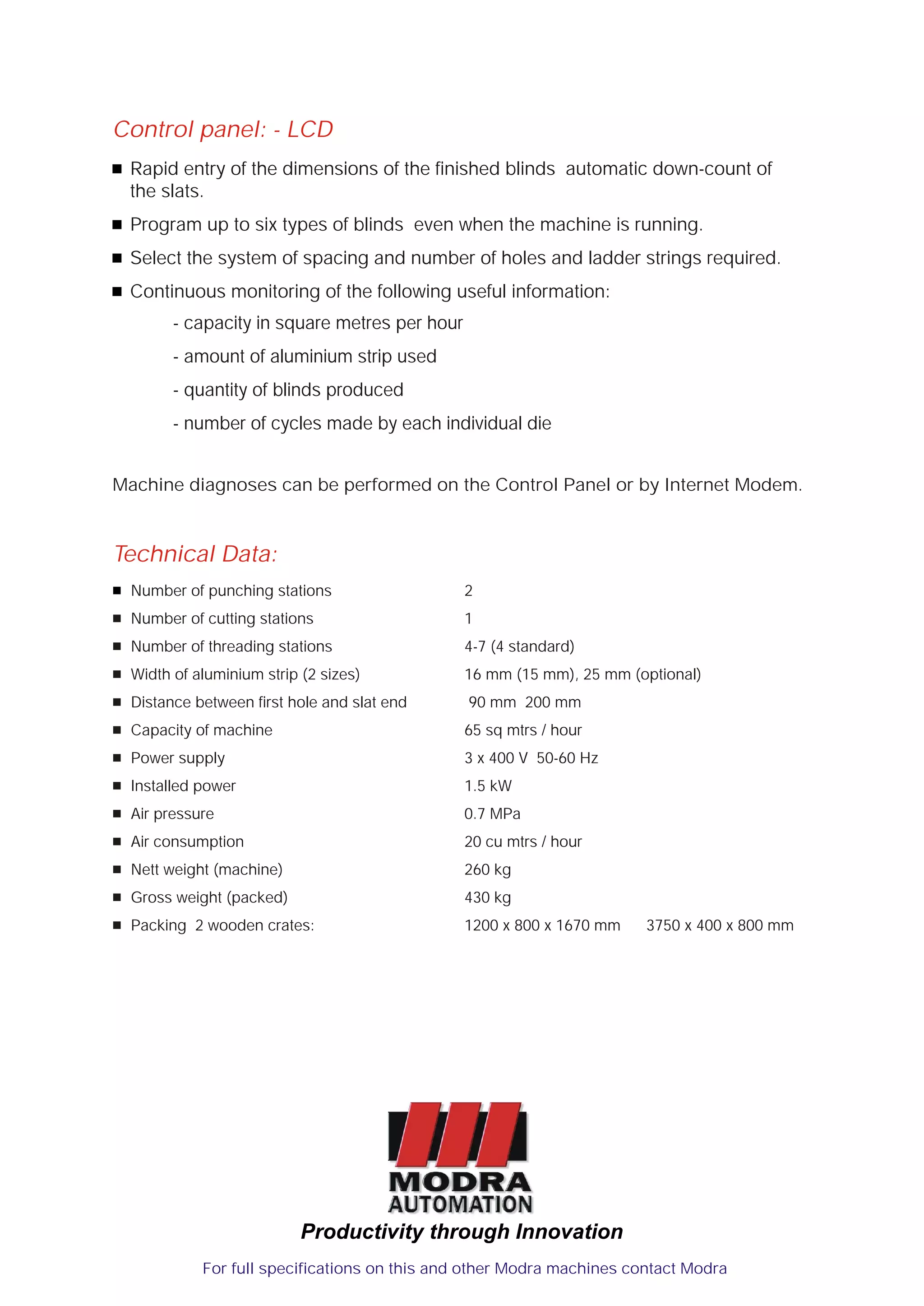 Original Sales Brochure for Modra's M3000 Machine | PDF | Needlework ...