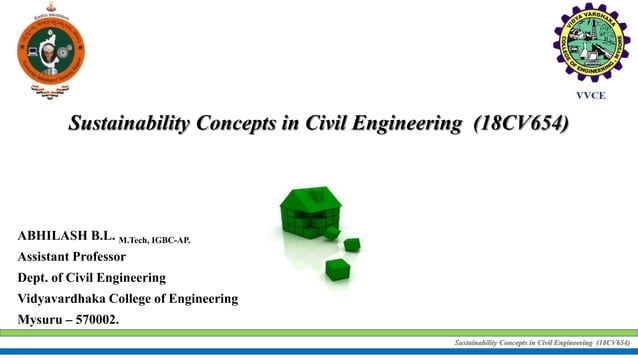 Sustainability concepts in Civil Engineering - Module-3 | PPTX | Civil ...