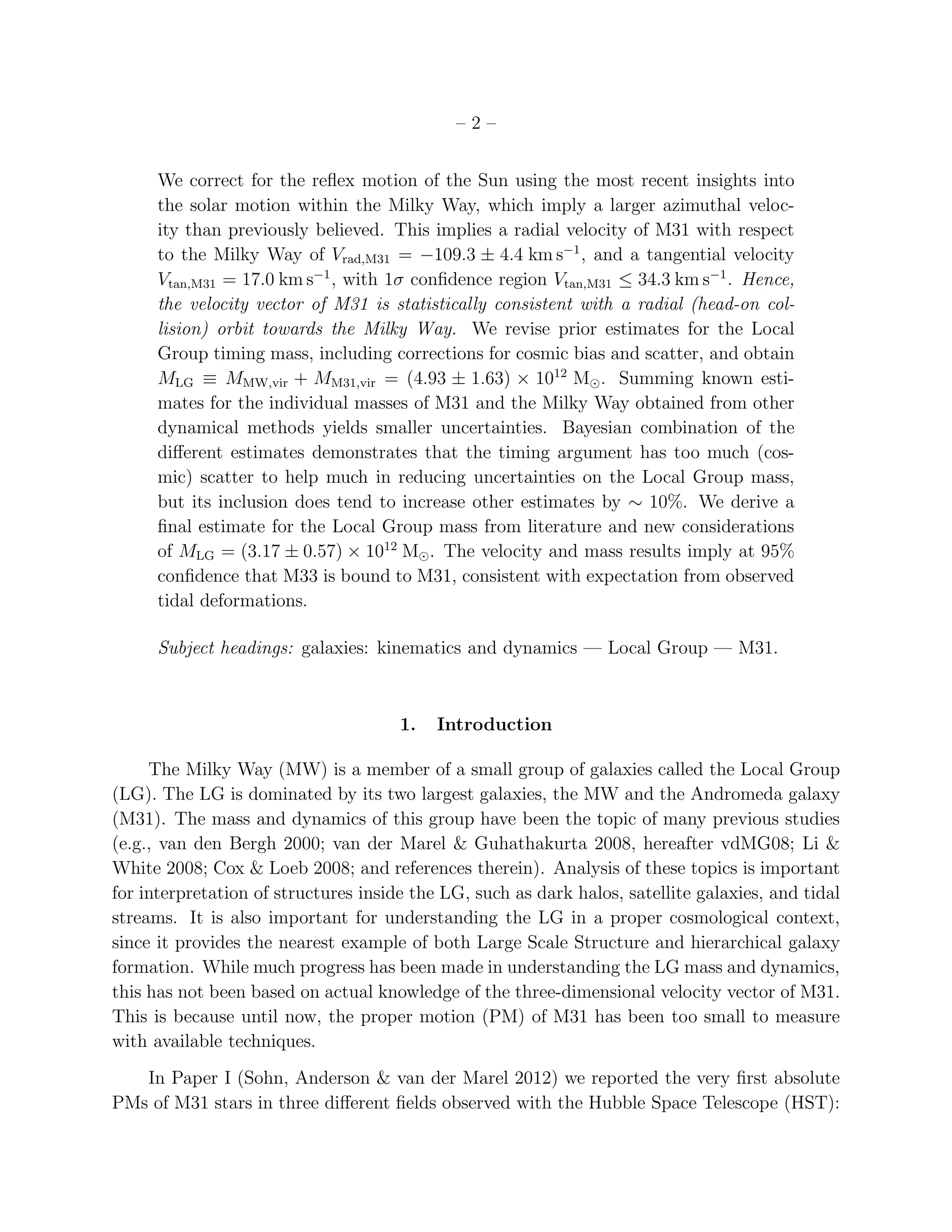 M31 velocity vector_part2 | PDF