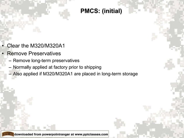 M320/M320A1 Grenade Launcher PMI | PPTX