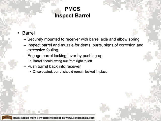 M320/M320A1 Grenade Launcher PMI | PPTX