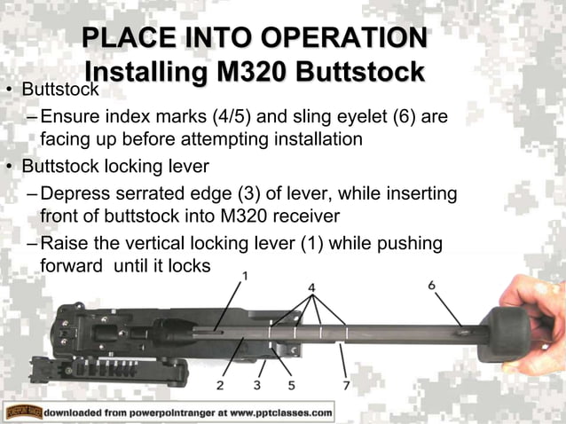 M320/M320A1 Grenade Launcher PMI | PPTX
