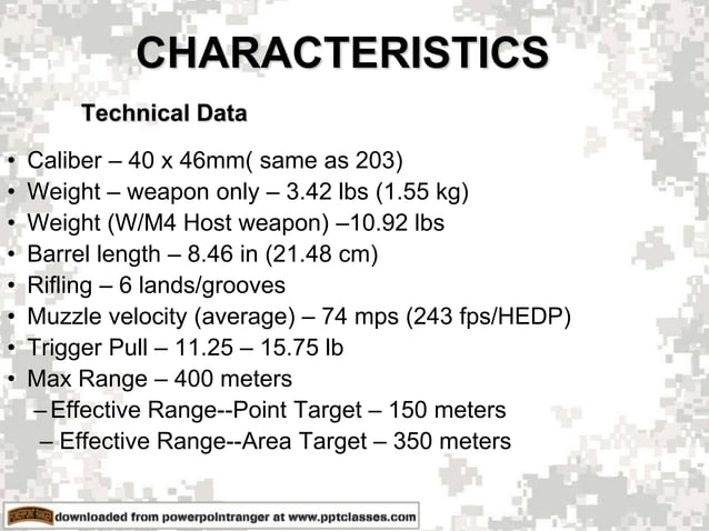 M320/M320A1 Grenade Launcher PMI | PPTX