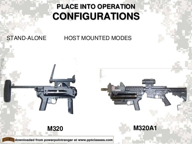 M320/M320A1 Grenade Launcher PMI