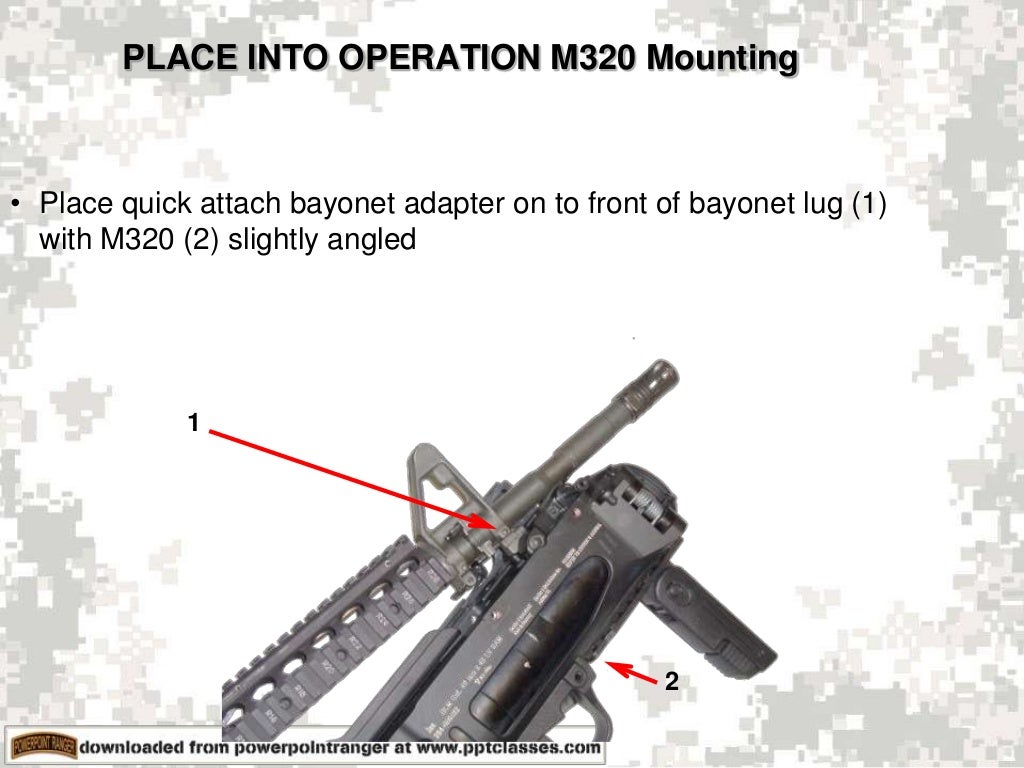 M320/M320A1 Grenade Launcher PMI