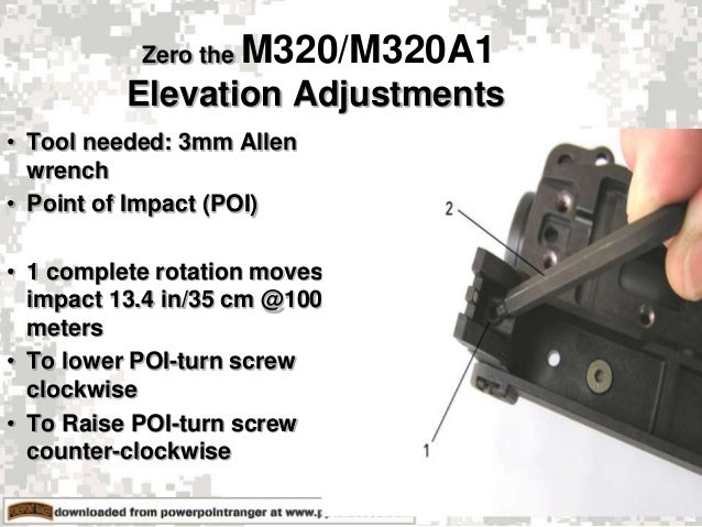 M320/M320A1 Grenade Launcher PMI