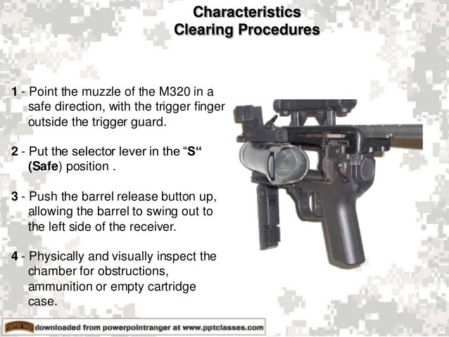 M320/M320A1 Grenade Launcher PMI