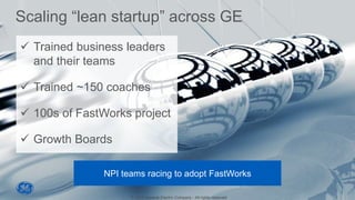 Lean Startup at GE | PPTX