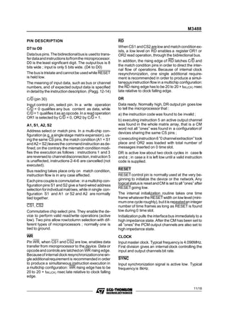 M3488 datasheet | PDF | Computing | Technology & Computing