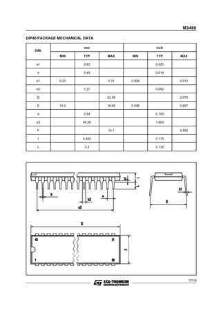 M3488 datasheet | PDF | Computing | Technology & Computing