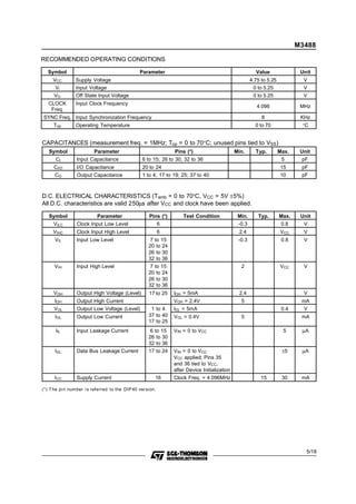 M3488 datasheet | PDF | Computing | Technology & Computing