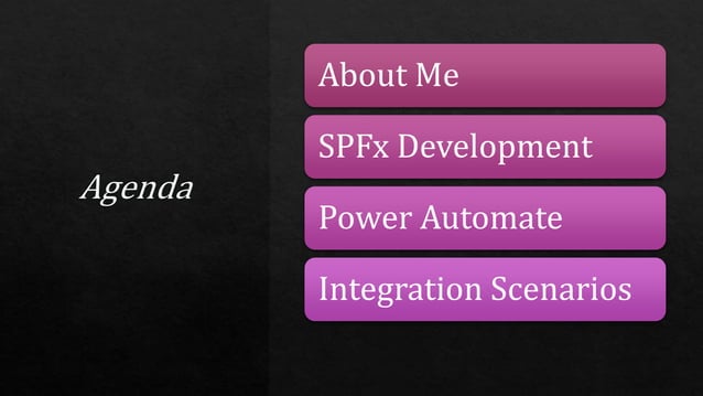 Power Automate integration with SPFX webpart | PPTX