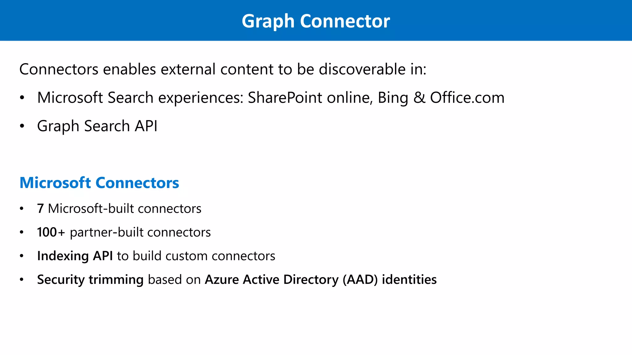 Microsoft Search with Graph Connector | PPTX