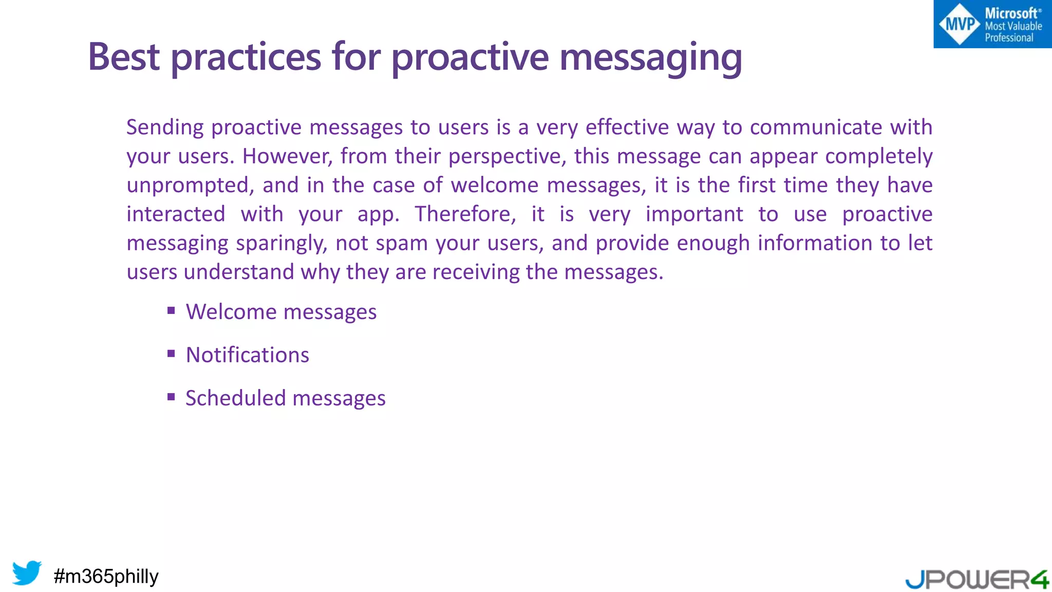 All about Send proactive messages in Microsoft Teams BOT | PPT