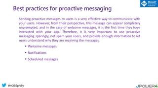 All about Send proactive messages in Microsoft Teams BOT | PPT