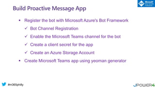 All about Send proactive messages in Microsoft Teams BOT | PPT