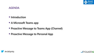 All about Send proactive messages in Microsoft Teams BOT | PPT