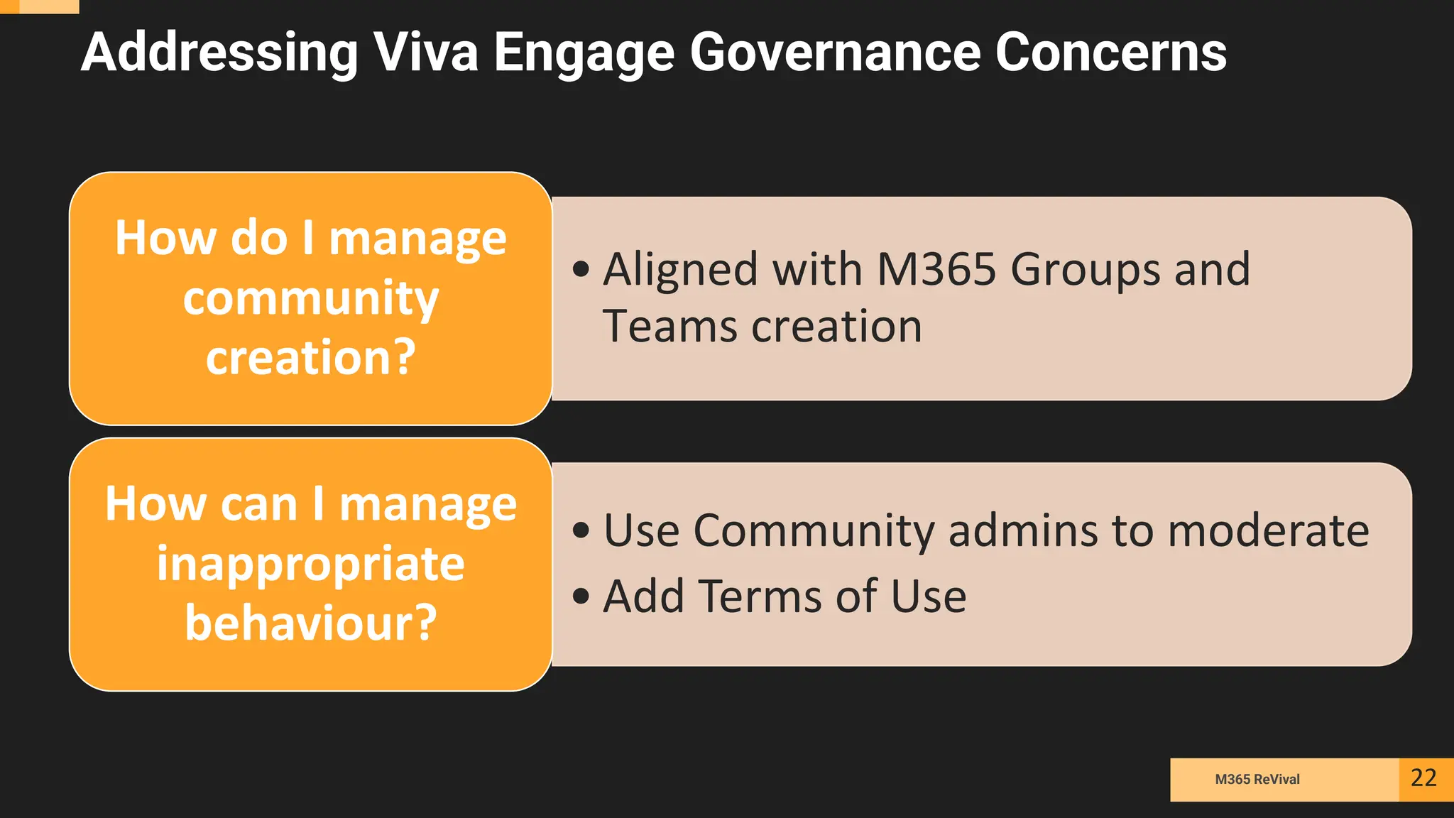 Microsoft Viva and Copilot Governance | M365 ReVival | Feb 2024 | PDF ...