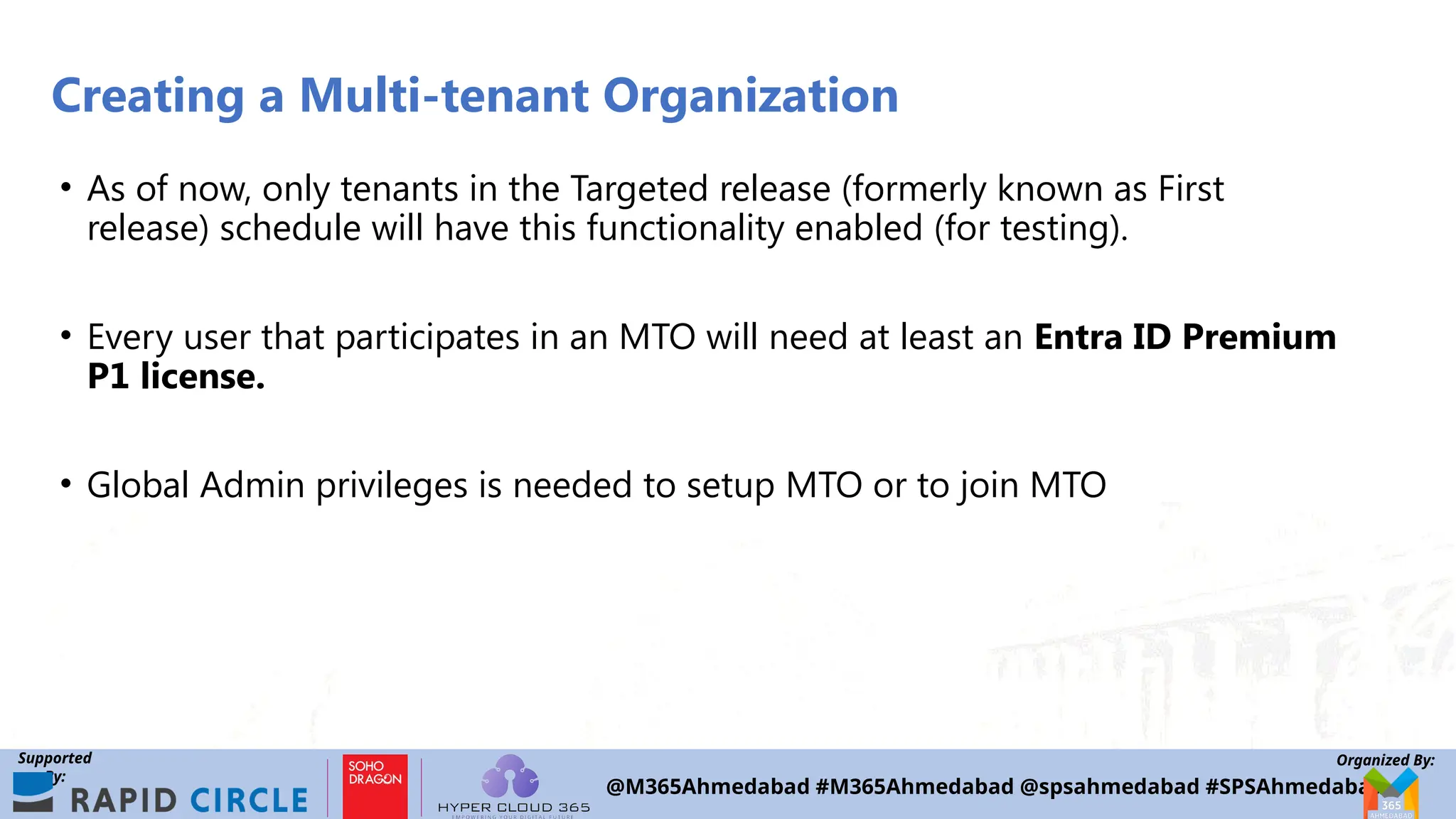 Multi-tenant organization(MTO in Entra ID)- What is it and what problem ...