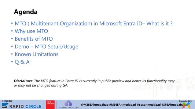 Multi-tenant organization(MTO in Entra ID)- What is it and what problem ...