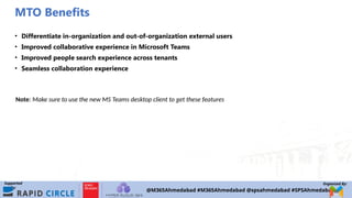 Multi-tenant organization(MTO in Entra ID)- What is it and what problem ...