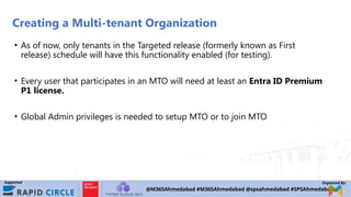 Multi-tenant organization(MTO in Entra ID)- What is it and what problem ...