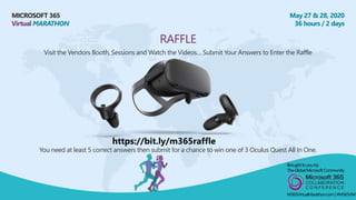 M365 virtual marathon build your first power virtual agents bot | PPTX