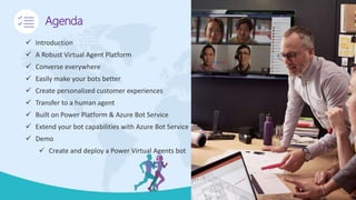 M365 virtual marathon build your first power virtual agents bot | PPTX