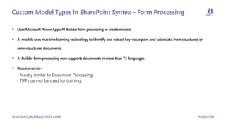 Advanced AI and Machine Learning with SharePoint Syntex | PPT
