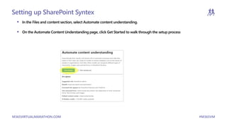 Advanced AI and Machine Learning with SharePoint Syntex | PPT