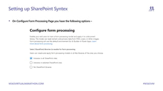 Advanced AI and Machine Learning with SharePoint Syntex | PPT