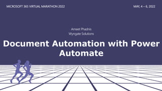 Document Automation with Power Automate | PPT