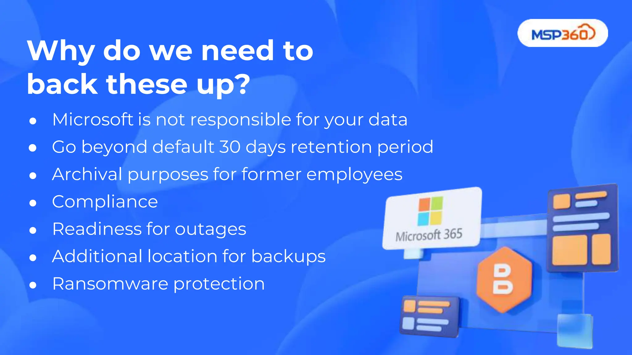 MSP360 Managed Backup: Secure Data Protection for Microsoft 365 and Google Workspace | PPTX