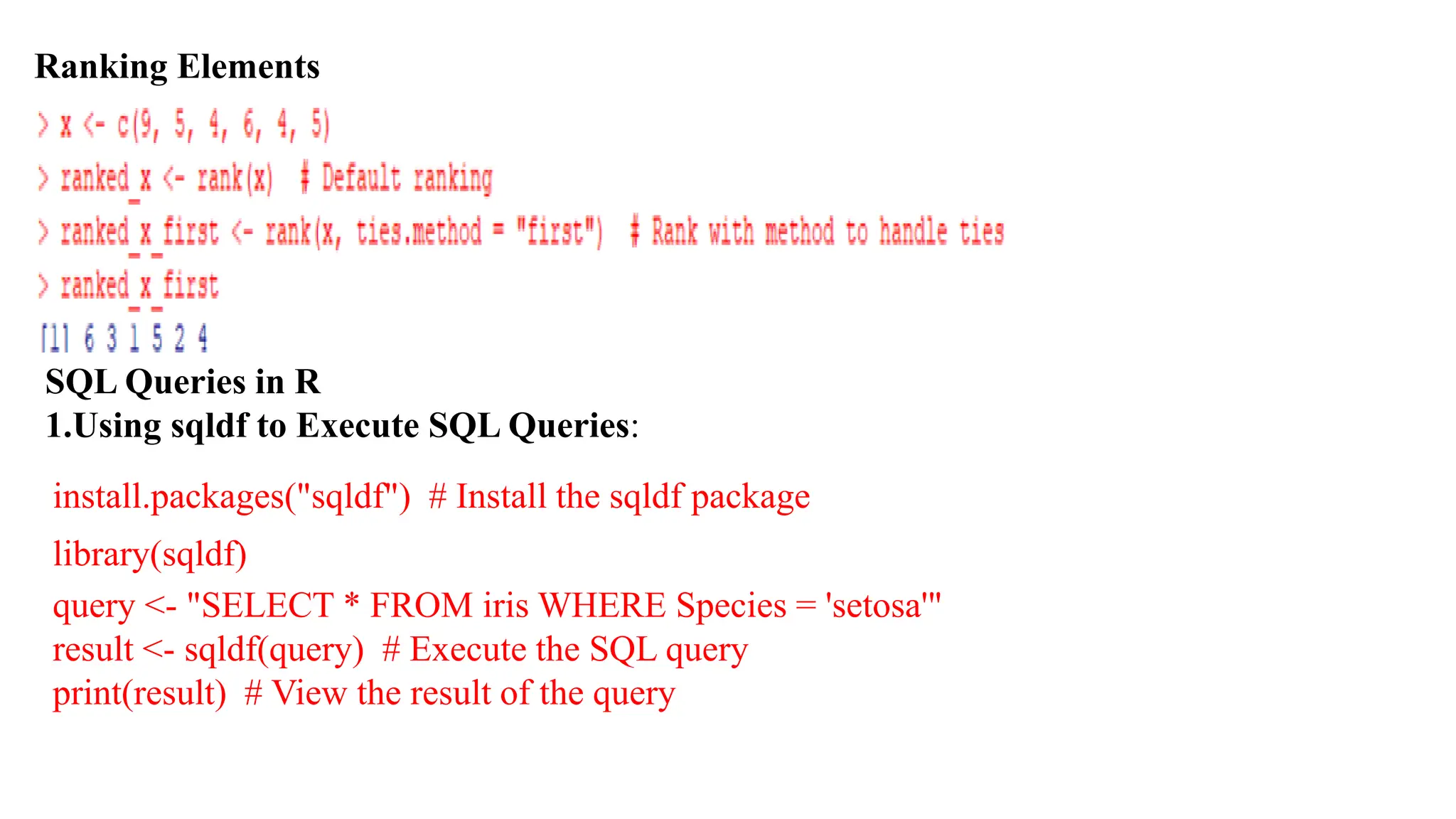 Data analystics with R module 3 cseds vtu | PDF