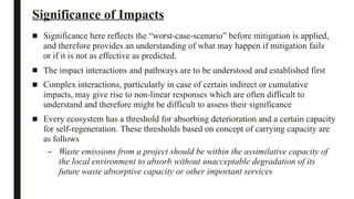 Environmental impact assessment (EIA) ppt | PPT