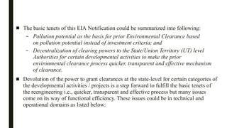 Environmental impact assessment (EIA) ppt | PPT