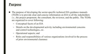 Environmental impact assessment (EIA) ppt | PPT