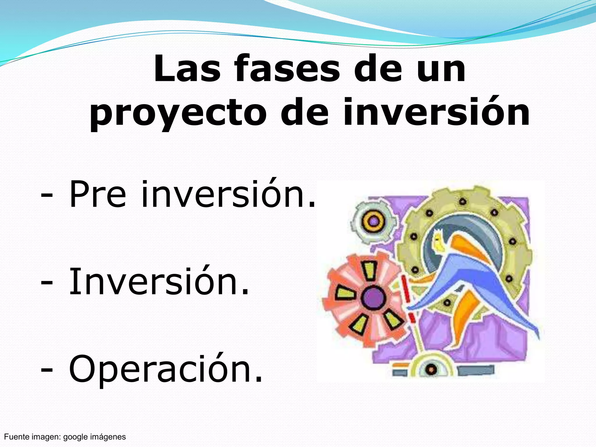M3 fases de un proyecto de inversión | PPT