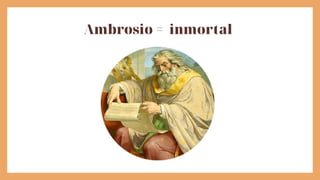San ambrosio de milan | PPTX
