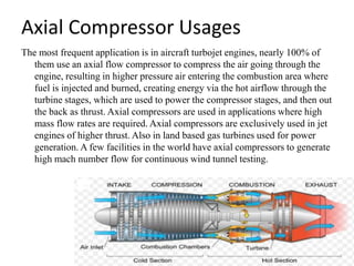 Comparison Centrifugal and axial compessor | PPTX