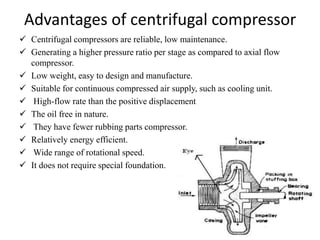 Comparison Centrifugal and axial compessor | PPTX