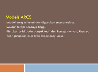 Model ARCS | PPT
