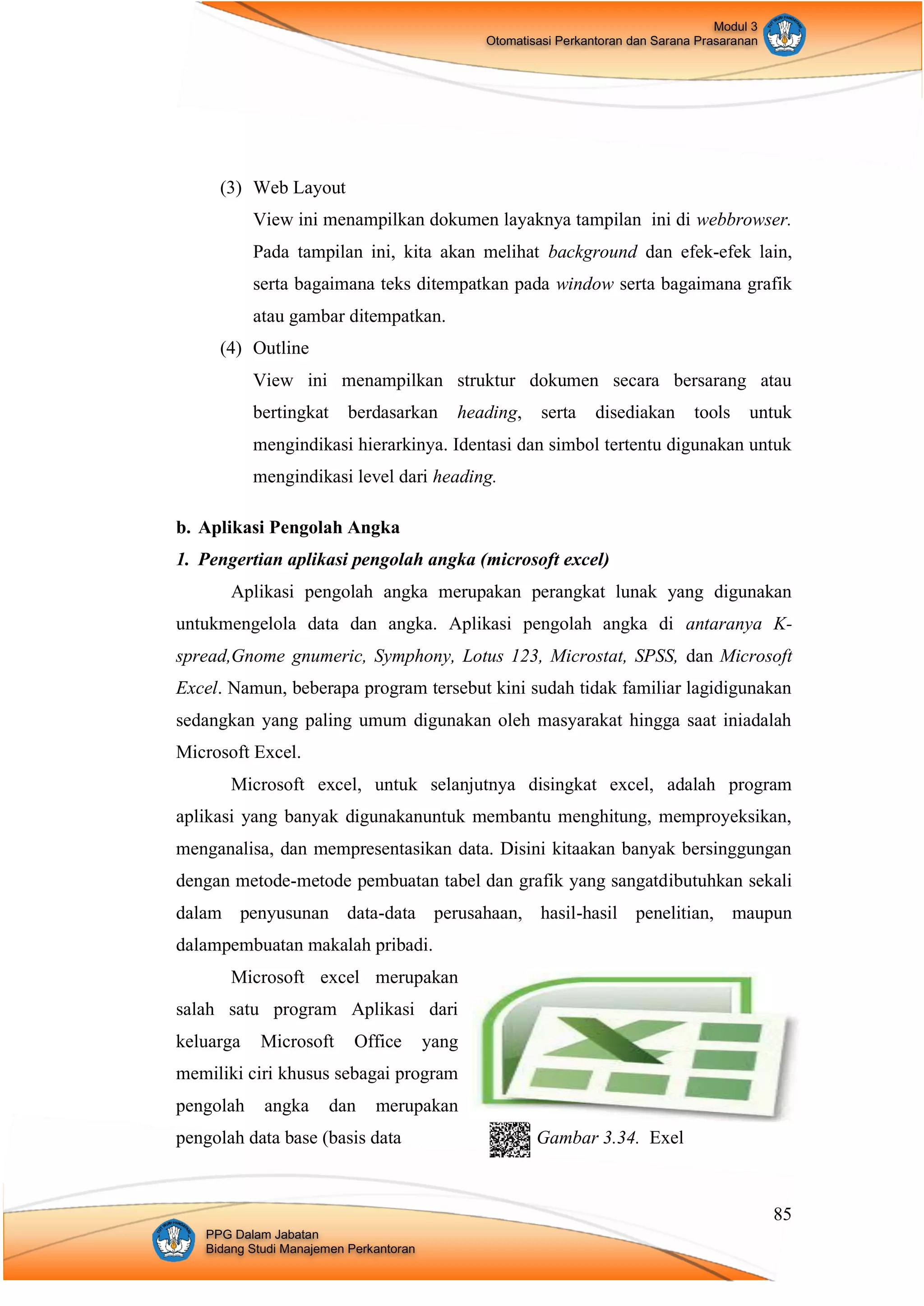 M3 kb3 administrasi sarana prasarana kantor melalui aplikasi pengolahan ...