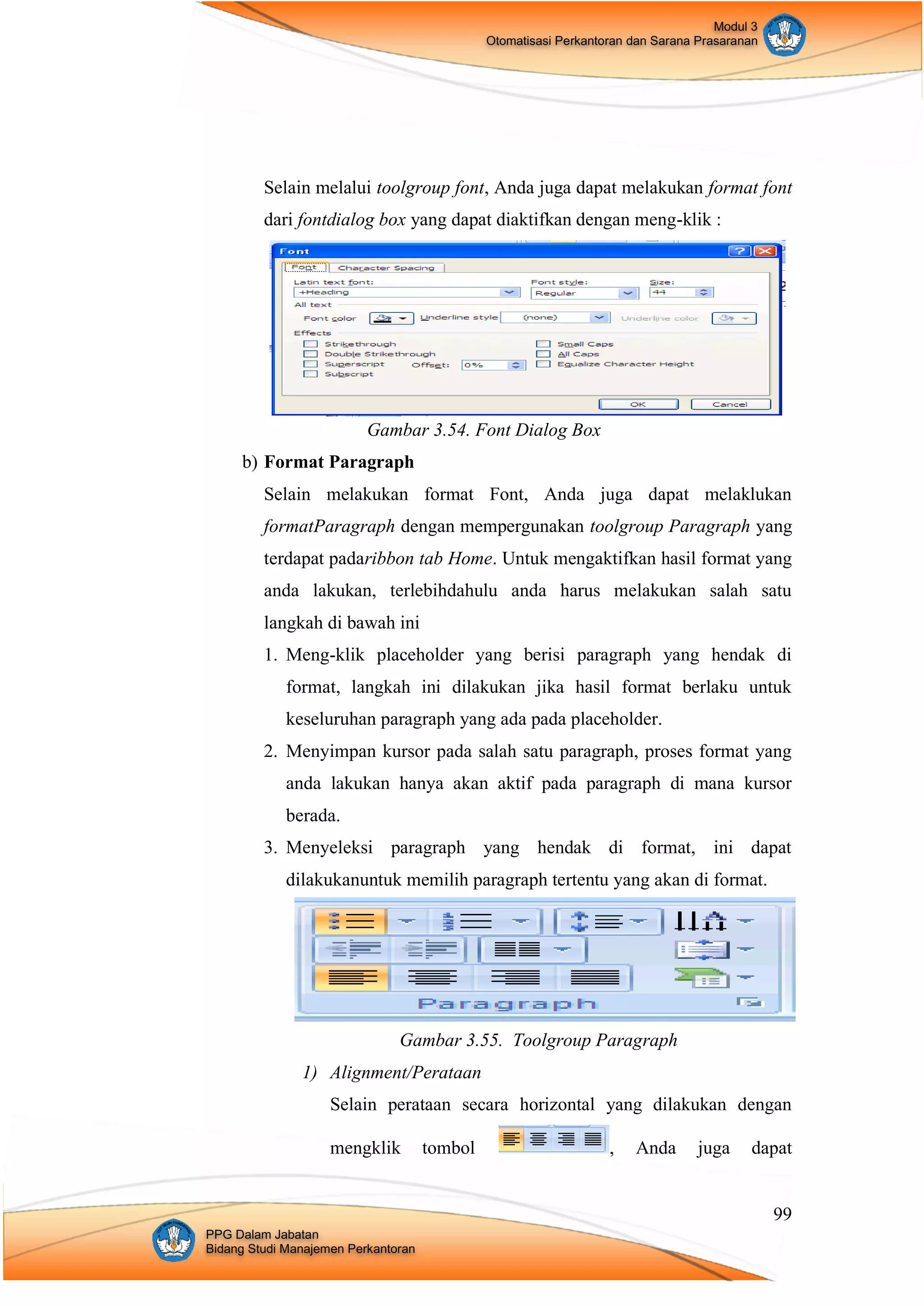 M3 kb3 administrasi sarana prasarana kantor melalui aplikasi pengolahan data | PDF