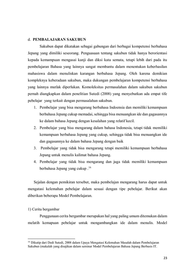 Materi M3KB4 - Pengajaran Dokkai, Kaiwa, dan Sakubun | PDF