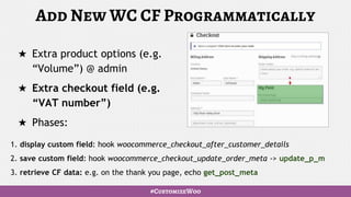 WooCommerce: custom fields | PPTX