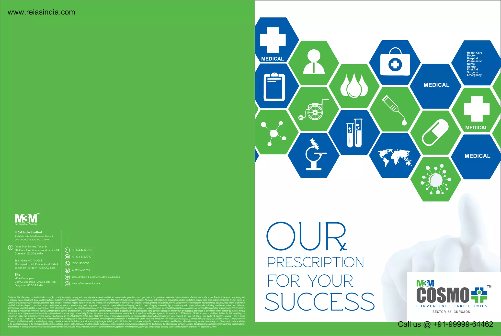 M3M Cosmo Plus Brochure New | PDF