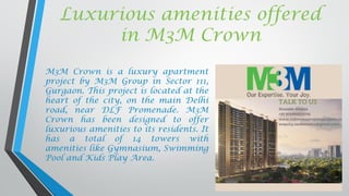 M3M-Crown Sector 111 Gurgaon | PDF