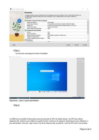 Assignatura: M3. Actividad: 2. Manual: VirtualBox. | DOCX
