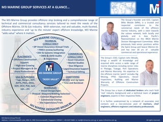 M3 Marine Group Capability Statement 2012 | PDF